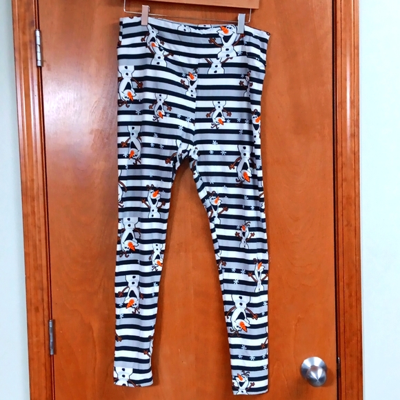 LuLaRoe | Pants & Jumpsuits | Disney Olaf Womens Leggings | Poshmark